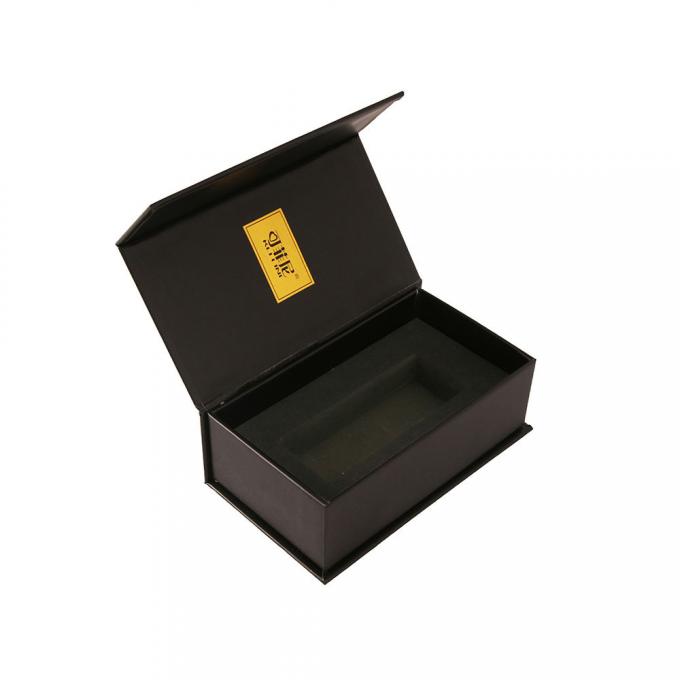 Luxury Black Perfume Packaging Box With Paperboard